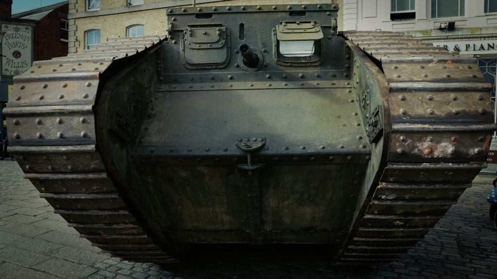 Mark IV Tank in Hitchin Town | HitchinTV